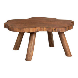 Woodland Cocktail Table - Rustic - Coffee Tables - by Crestview ...