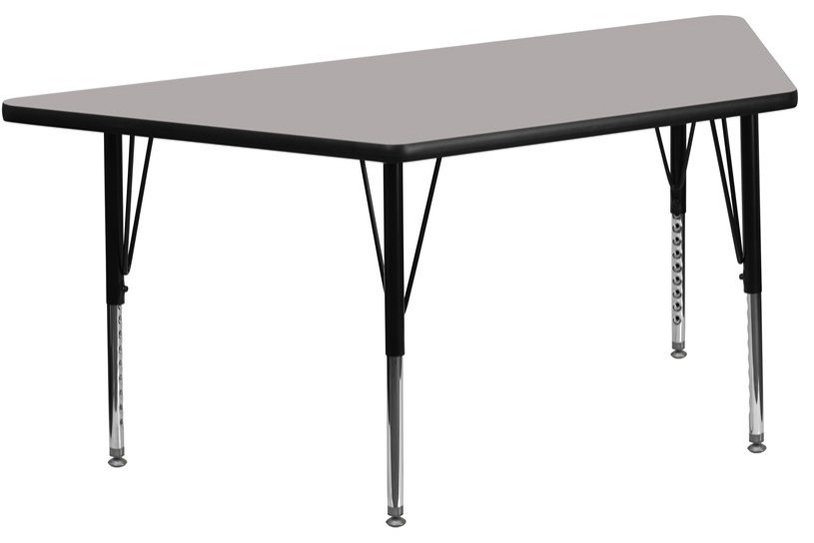 Flash Furniture 26" x 72" Kidney High Pressure Top Activity Table in ...