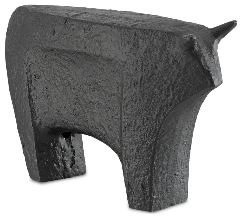 Sampson Black Large Bull - Contemporary - Corbels - by Currey & Company ...