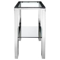 American Home Classic Laurence Modern Metal Console Table in High ...