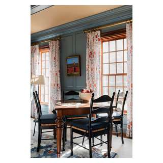Cozy Traditional Colonial New England - Traditional - Family Room ...