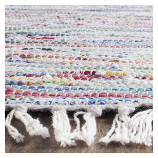 Safavieh Rag Rug RAR125 Rug Rug, 6' Round - Contemporary - Area Rugs ...