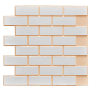 White Beige Brick 3D Wall Panels - Contemporary - Wall Panels - by ...