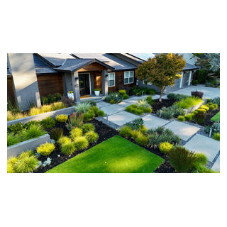 Alamo Modern Low Water Front Yard - Modern - Landscape - San Francisco ...