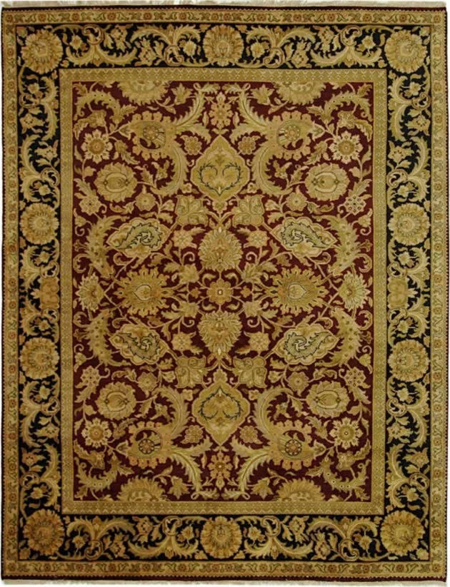 Safavieh Dynasty DY244A Burgundy/Black Rug, 5'x8' - Traditional - Area ...