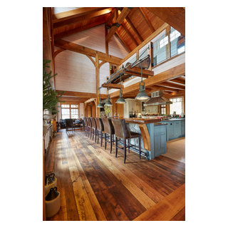 Timber Frame Elevator - Rustic - Kitchen - Toronto - by Canadian ...