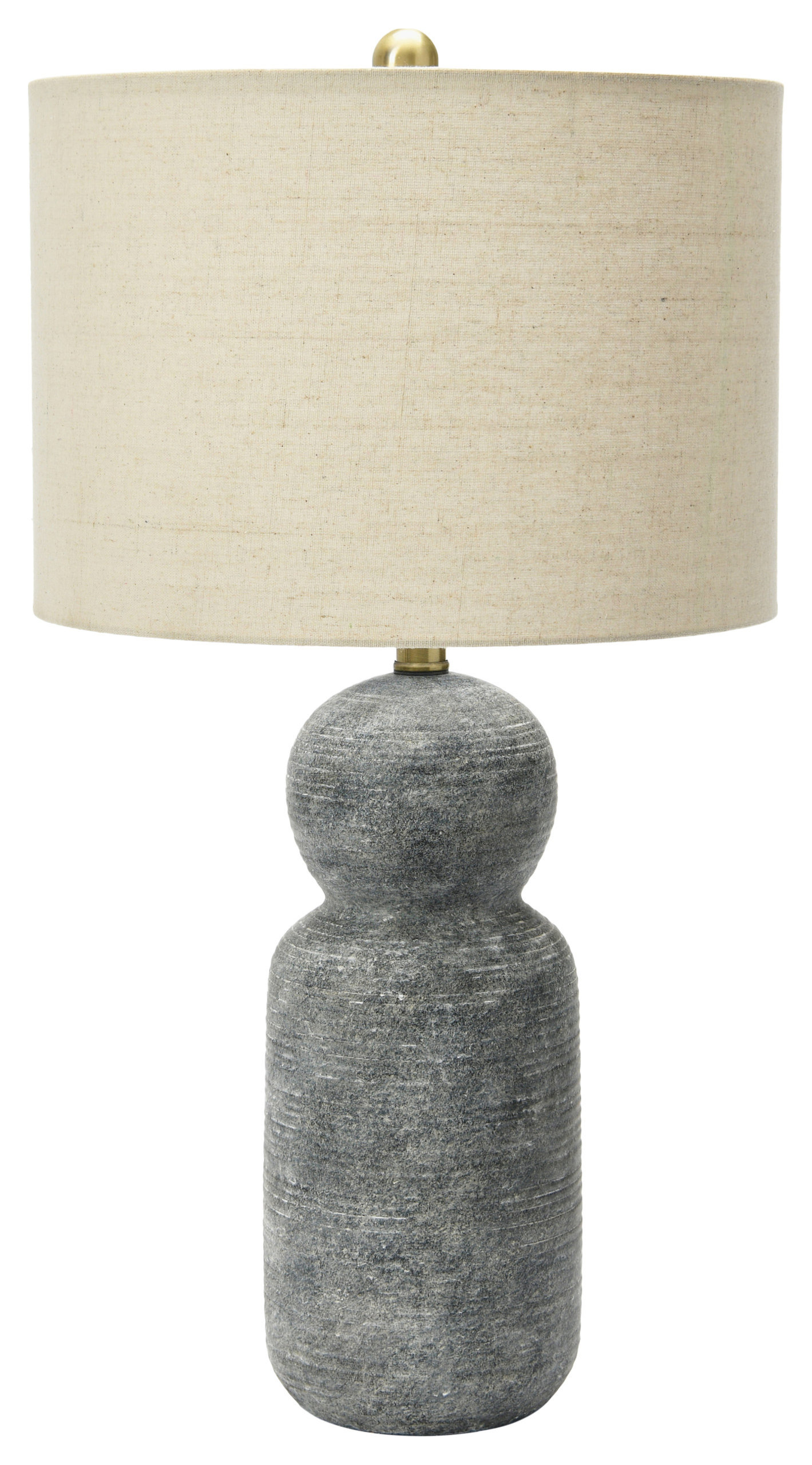 14" Round Stoneware Desk Lamp - Transitional - Table Lamps - by Olive ...