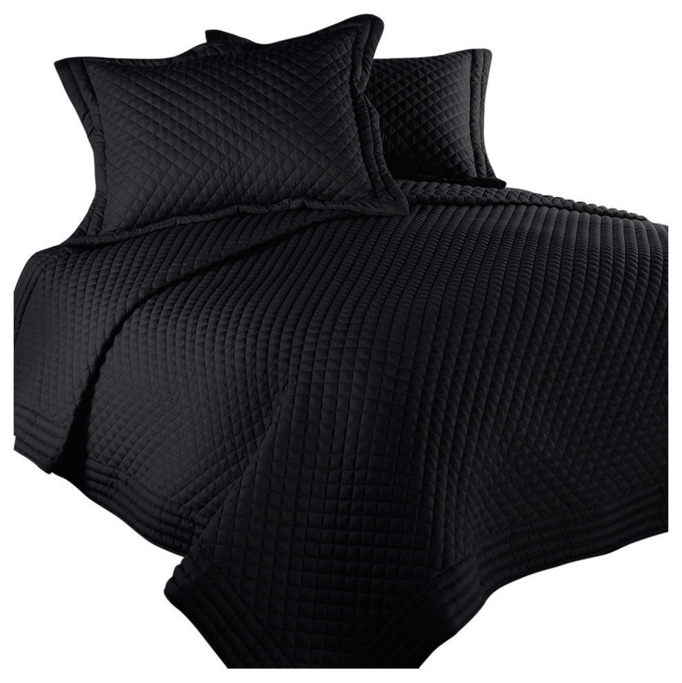 Lotus Home Diamondesque Water and Stain Resistant Quilt, Twin ...