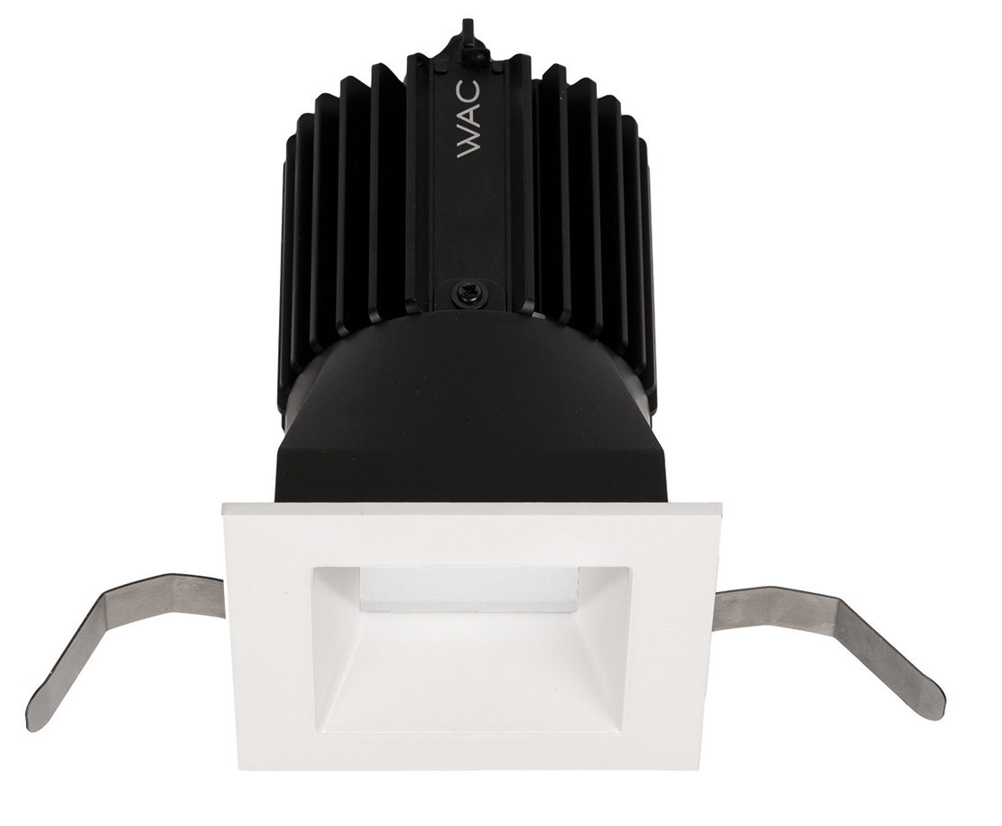 Volta 2" LED Square Trim With-Light Engine Flood 40 Beam 3000K, White ...