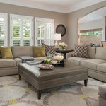 Abani Laguna Geometric Area Rug, Distressed Gray and Yellow ...