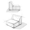 Rex Center Armless Sofa Module - Contemporary - Armchairs And Accent ...