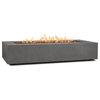Real Flame 70" Rectangle LP Fire Table with Gas Conversion Kit in Mist ...