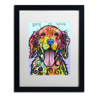 Dean Russo 'Dog Is Love' Art, 20"x16" - Contemporary - Prints And ...
