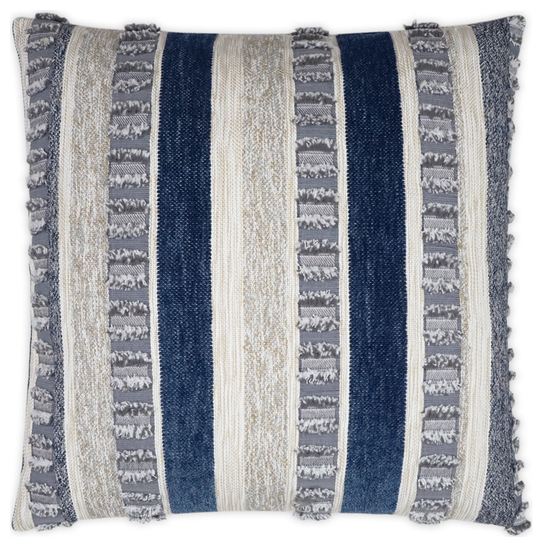 Outdoor Teton Pillow - Indigo, 22" x 22" - Contemporary - Outdoor ...
