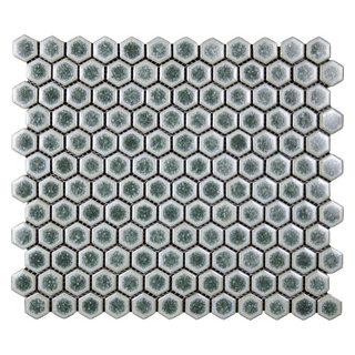 Porcelain Mosaic Tile Hexagon for Floors Walls - Contemporary - Mosaic ...