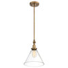 Drake 1-Light Pendant, Polished Nickel - Industrial - Pendant Lighting ...