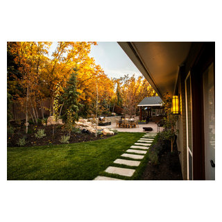 Modern Sconce For Backyard - Traditional - Landscape - Salt Lake City ...