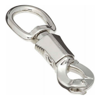 National Hardware® N222-984Panic Snap Round Swivel Eye, Nickel, 1" x 4 ...