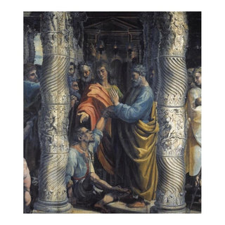 "Healing Of The Lame Man (detail)" Digital Paper Print by Raphael, 16 ...