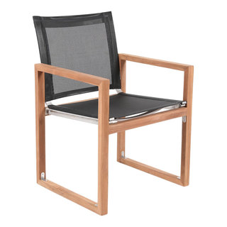 Tulum Waterproof Fabric Mesh Outdoor Patio Dining Side Chair ...