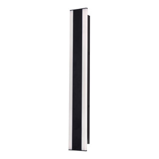 Rhea Outdoor LED Wall Sconce, Black, 36" - Transitional - Outdoor Wall ...
