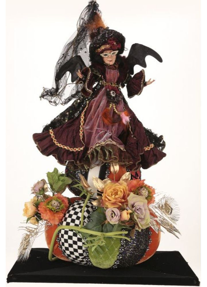 Mark Roberts Fall 2023 Witch On Pumpkins - Contemporary - Holiday ...