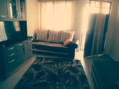 Arranging a Pentagon shaped living room.