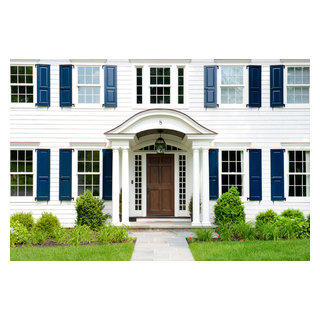 Rye Colonial - Traditional - Exterior - New York - by Michael Smith ...