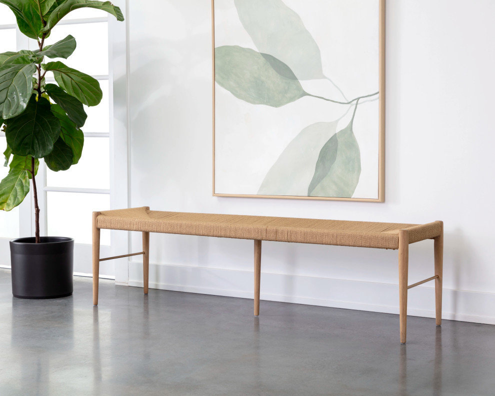 Moira Bench - Beach Style - Accent And Storage Benches - by Sunpan Modern Home | Houzz