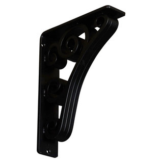 Tristan Wrought Iron Bracket, 2"Wx7 1/2"Dx10"H - Brackets - by Ekena ...