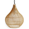 Rattan Drop Pendant Lantern - Tropical - Pendant Lighting - by Design ...