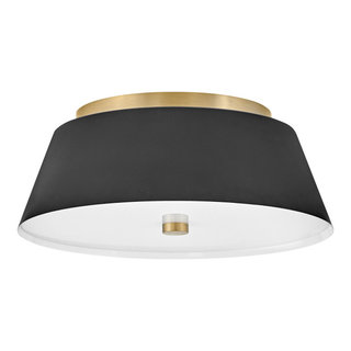 Lark 83513 Tess 2 Light 14"W Flush Mount Ceiling Fixture - Transitional ...