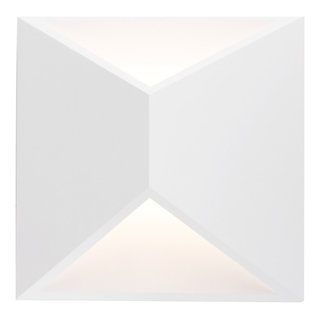 Indio Exterior Wall Lamp, White, 7x3x7 - Modern - Outdoor Wall Lights ...