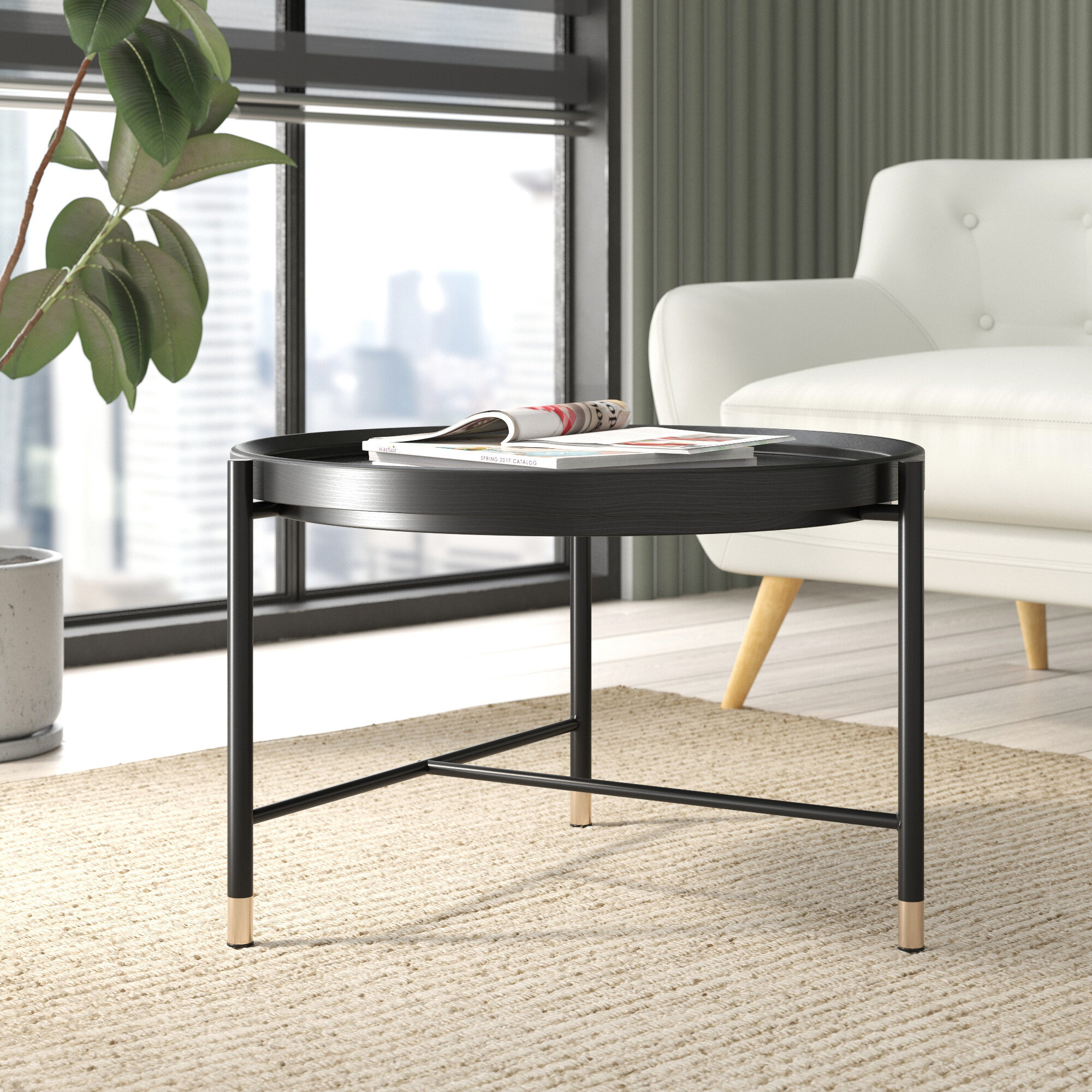 Soho Round Coffee Table - Midcentury - Side Tables And End Tables - by ...