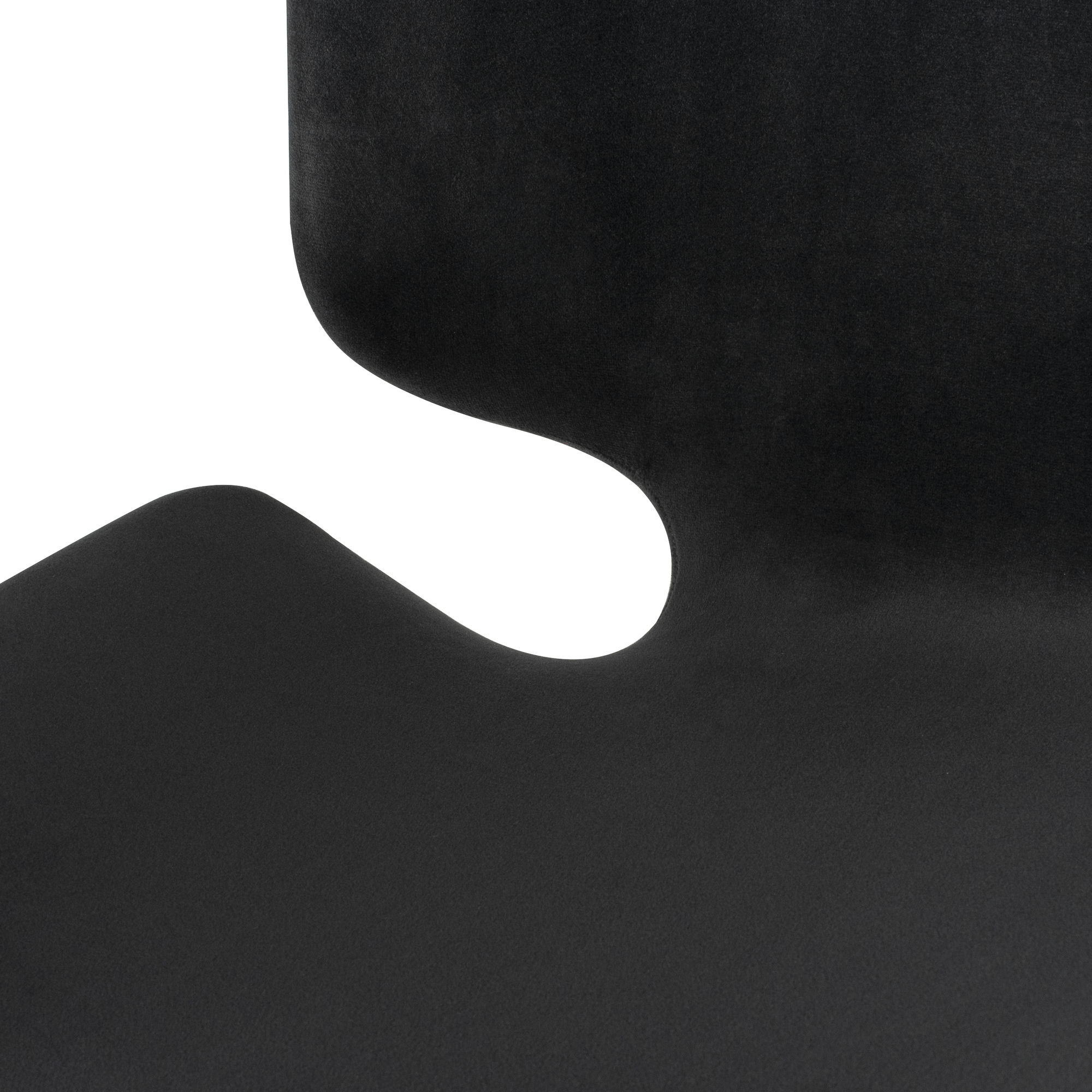 Astra Shadow Grey Fabric Bar Stool - Midcentury - Bar Stools And ...