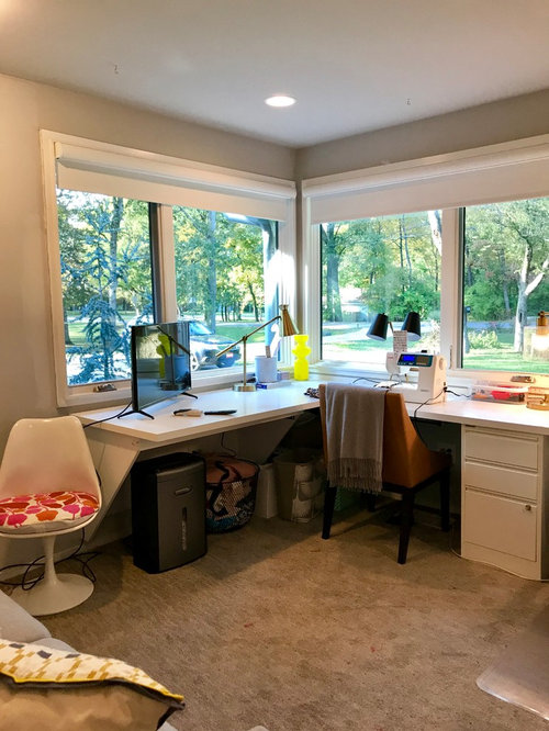 create space, storage and free clutter in home office