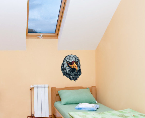 Eagle Vinyl Wall Decal EagleUScolor006, 72 in. - Contemporary - Wall ...