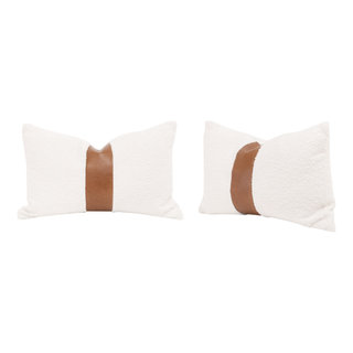 The Split Decision 20" Essential Lumbar Pillow, Set of 2 - Contemporary ...