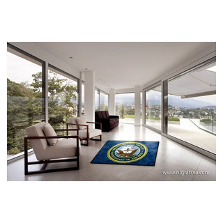 Custom Military Logo Rugs - Contemporary - Richmond - by Rug Rats | Houzz