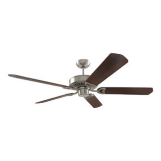 Vento Ceiling Fan, Brushed Nickel, 60" - Traditional - Ceiling Fans ...