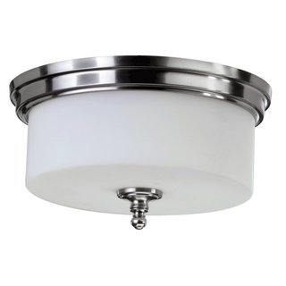 Quorum Rockwood 3-Light Flush Mount, Oiled Bronze - Traditional - Flush ...