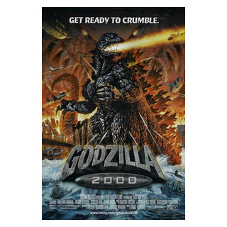 Godzilla Millenium Print, 27 x 40 - Contemporary - Prints And Posters ...
