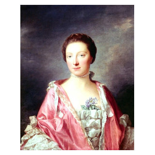 Allan Ramsay Portrait Of Elizabeth Gunning Duchess Of Argyll Wrapped ...
