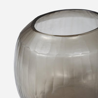 Rhone Smoky Glass Vase Medium - Transitional - Vases - by BoBo ...