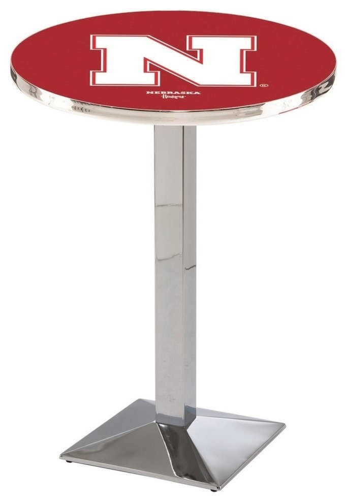 Nebraska Pub Table, 36"x42", 36"x42" - Contemporary - Indoor Pub And ...