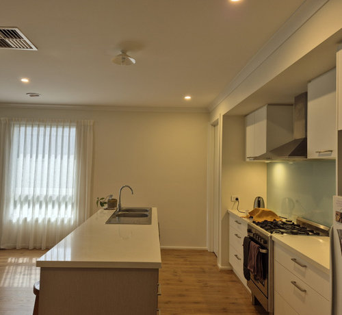 Lights over kitchen bench | Houzz AU