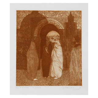 Guillaume Azoulay "Arabesque" Etching - Fine Art Prints - by RoGallery ...