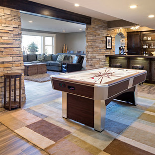 75 Beautiful Industrial Look-Out Basement Pictures & Ideas - August ...