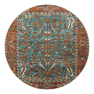 Ahgly Company Indoor Rectangle Mid-Century Modern Area Rugs, 5' x 7', 5 ...