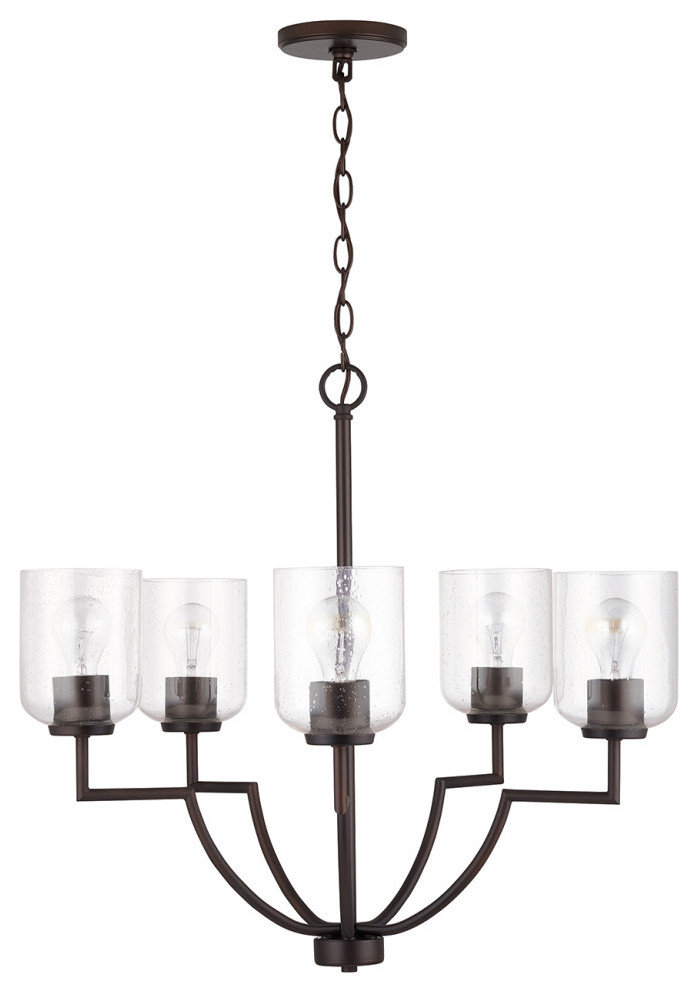 Capital Lighting HomePlace Carter 5-Light Chandelier 439351BZ-500 ...